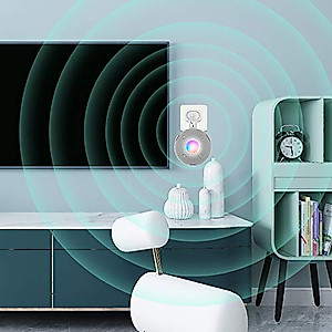 Outlet Wall Mount Holder for Homepod Mini, Space-Saving Design Perfect Cord Management Outlet Socket Wall Mount for Homepod Mini Voice Assistant