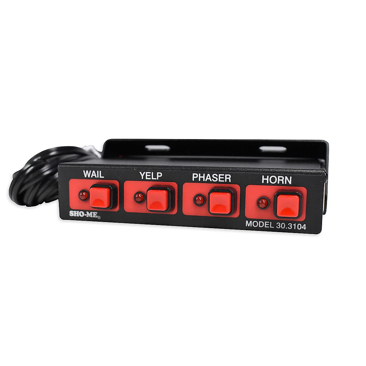 Able 2 / Show-Me 30.3104 Siren Full Feature Dash Mount