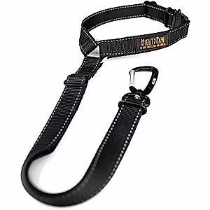 Mighty Paw Dog Seat Belt | Headrest Dog Seatbelt Tether, Pet Seat Belt for Car, Dog Car Leash, Dog Safety Belt for Car, Seatbelt for Dog in Car, Dog Seat Belt for Car, Dog Car Seat Belt Large - Puppy