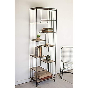 Kalalou CHW1006 Multi Level Wood and Shelving Unit, See Image
