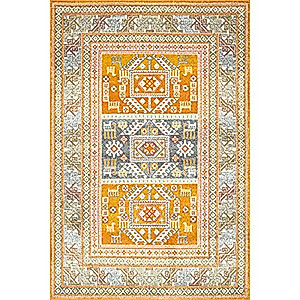 nuLOOM Marisela Tribal Area Rug, 5' x 7' 5", Navy
