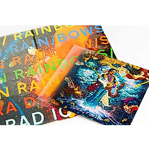 100 Outer Sleeves For Vinyl Record 12.75 x 12.75 Crystal Clear 3 Mil Thick - Single & Double LP Album Covers (100pack)