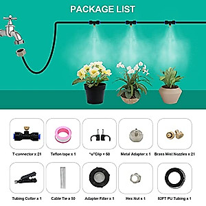 Fullwatt Misting Cooling System with 82FT Misting Line