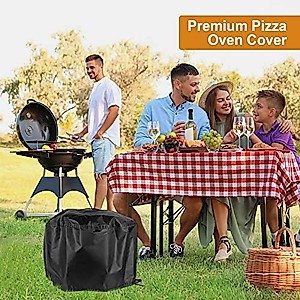 Guisong Pizza Oven Cover for Solo Stove Pi Pizza Oven without Gas Burner, Protective Cover for Solo Stove Pizza Cooker, Waterproof& Dustproof Cover for Pizza Maker, Pizza Oven Accessories