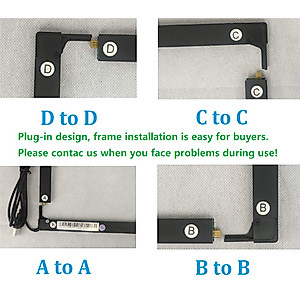 Deyowo 26 Inch Interactive 10 Points Infrared IR Touch Screen Overlay Frame Free Drive