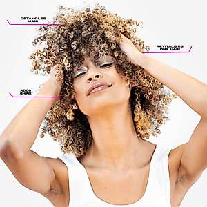 XMONDO Hair Hydromania Conditioning Mist | Vegan Formula with Argan Oil and Vegetable Proteins to Restore, Detangle, Strengthen, and Revitalize Dry Damaged Hair, 6 Fl Oz 1-Pack