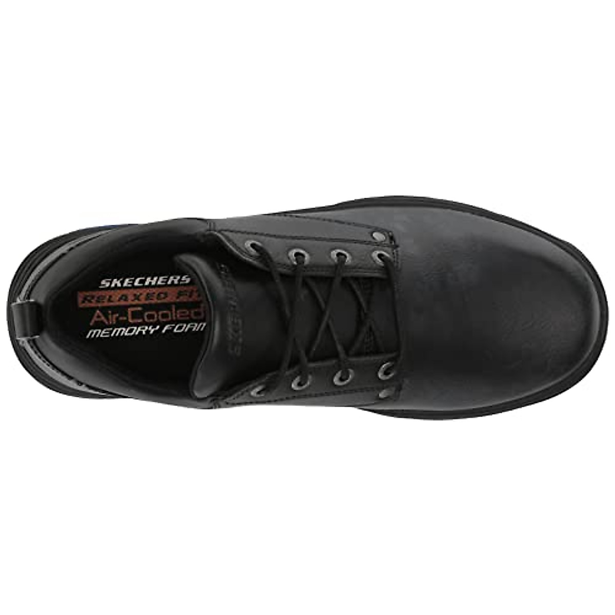 Skechers USA Men's Men's Segment 2.0 Goodyear Rubber Low Profile Round Toe Lace Up Oxford, Blk, 10