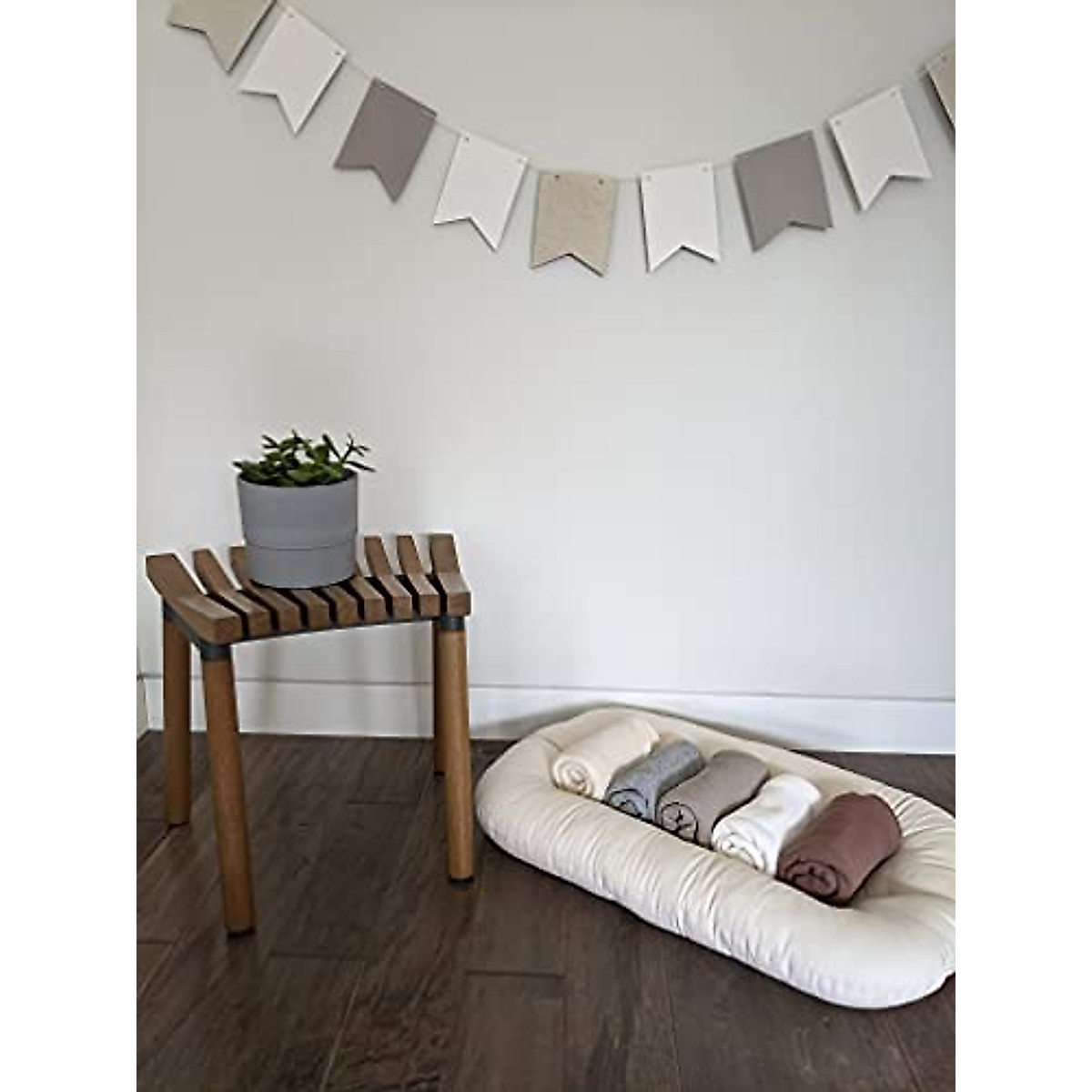 NoomiNest Baby Lounger Cover ONLY | 100% Waffle Cotton (Soft Fawn)