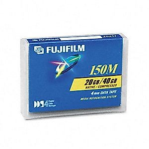 Fuji 1/8" DDS-4 Data Cartridge, 150m, 20GB Native/40GB Compressed Data Capacity