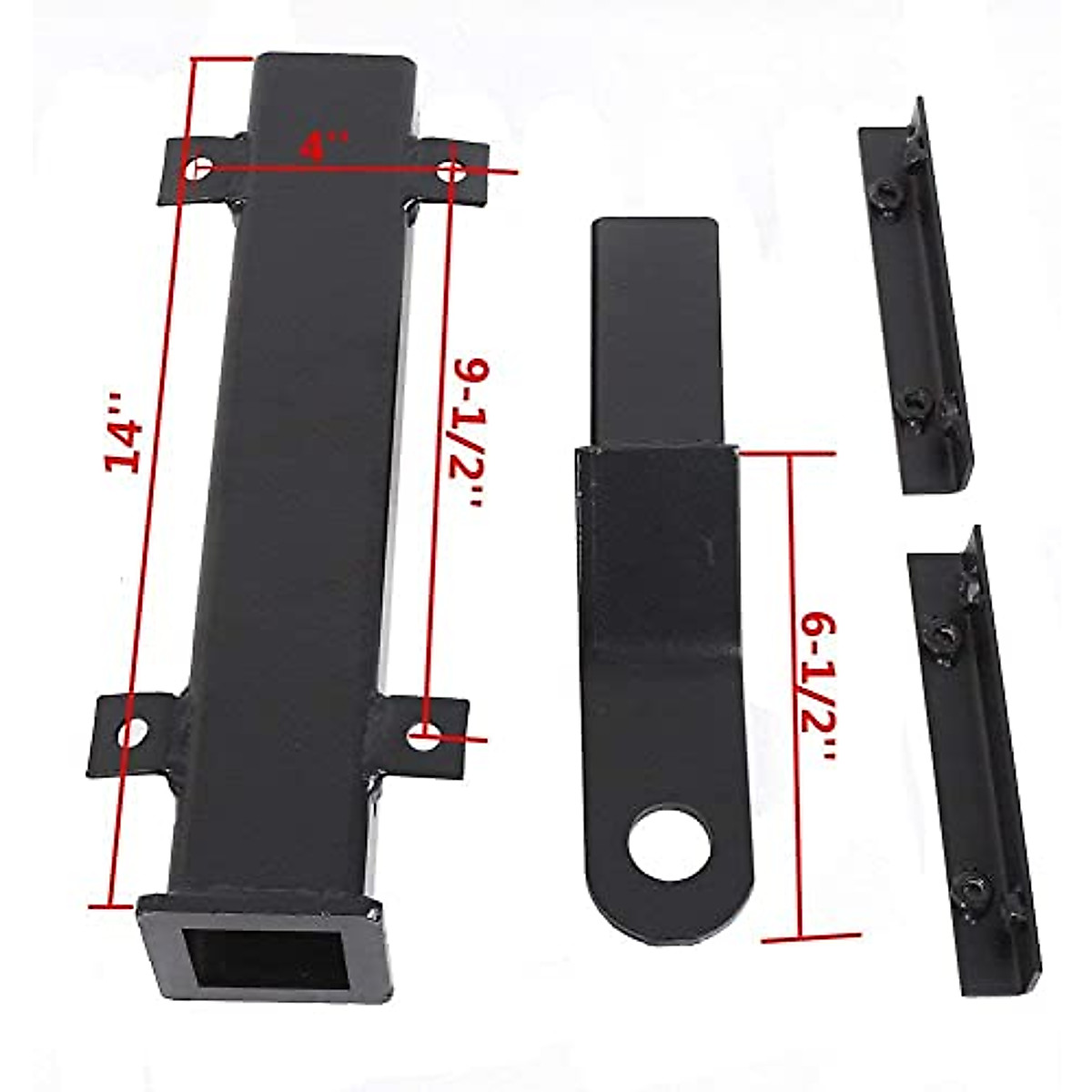 Golf Cart Rear Seat Safety Grab Bar with Trailer Hitch for Club Car EZGO Yamaha