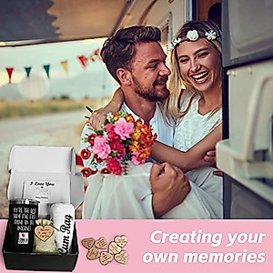 Gifts for Boyfriend Husband, Anniversary Birthday Gifts for him Fiance BF Men Man, Cute Romantic Unique Meaningful Engraved Best Love Ideas Box Set for Christmas Valentine's Thanksgiving Sweetest Day