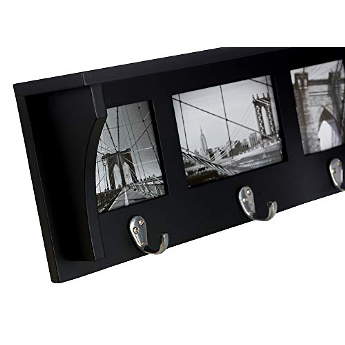 Kiera Grace Contemporary Floating-Shelves, Black