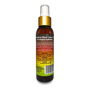 Well's Oil TEA TREE + Jamaican Black Castor Oil Spray | 4oz(118ml) | Hair Detangler Spray | Increase Hair Growth, Scalp Treatment | Natural Leave-In Conditioner