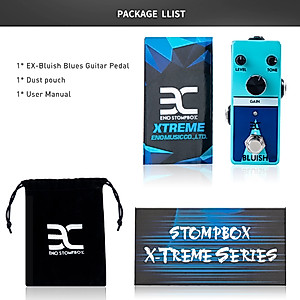 EX-Bluish Blues Drive Mini Guitar Pedal