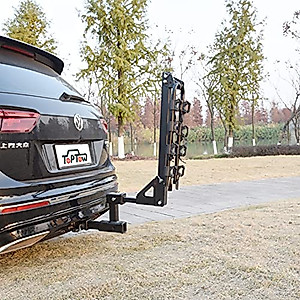 TOPTOW 64131 Dual Hitch Extension, 2 inch Towing Receivers, Extends Adjustable Length, 4,000lbs