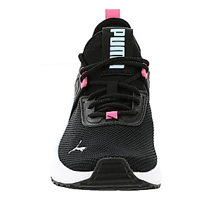 PUMA Women's Pacer 23 Sneaker, Black-Silver Sky-Strawberry Burst, 8.5