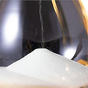 BAWAQAF Sandglass,Wooden Hourglass,Sturdy Frame Structure Hourglass,60-Minute Timer Hourglass,Home Office Desktop Decoration Hourglass,Clear,transparent