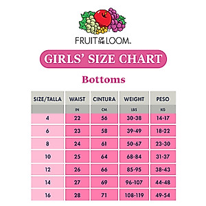 Fruit of the Loom Girls' Big Cotton Bikini Underwear, 10 Pack - Fashion Assorted,