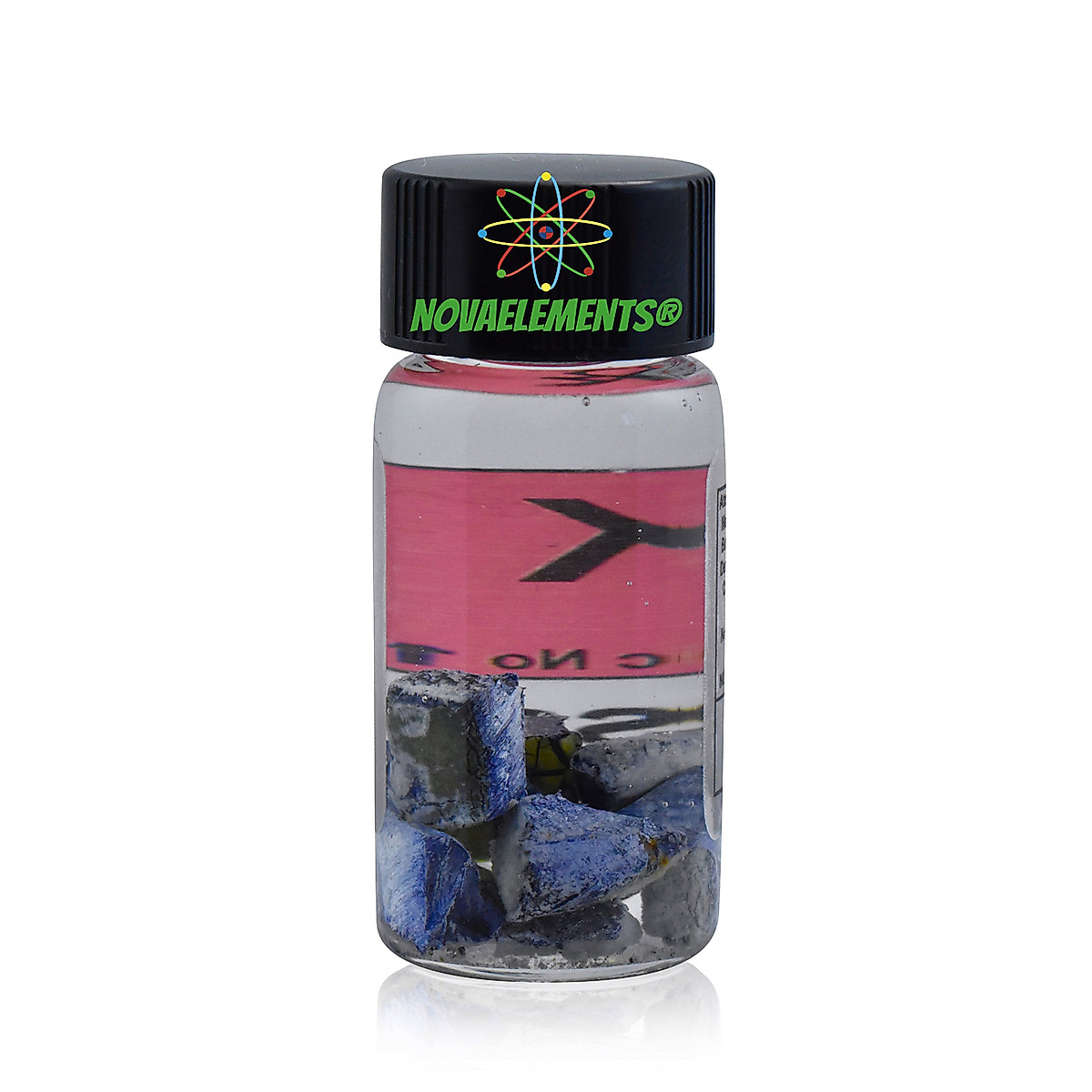 Potassium Metal Element 19 Sample K, Pure 1 gram 99,8% Pieces Under Mineral Oil in Labeled Glass Vial