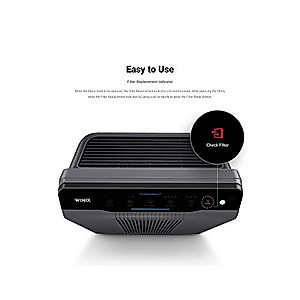 Winix 5300-2 Air Purifier with True HEPA, PlasmaWave and Odor Reducing Carbon Filter,Gray Medium