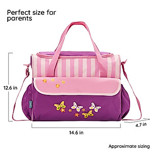 SoHo Animals Diaper Tote Bag 10Pc Value, Tigers