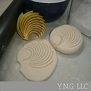 Classic PAN Dulce Design Pattern Concha Cutter Mexican Sweet Bread Stamp Made in USA PR4935