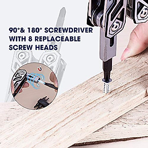 BIBURY Multitool Pliers, Multi-Purpose Pocket Knife Pliers Kit, 420 Durable Stainless Steel Multi-Plier Multi-tool for Survival, Camping, Hunting, Fishing, Hiking, Gifts for Dad Men Him