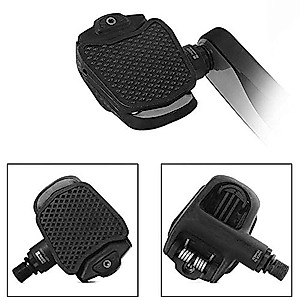 Thinvik Bike Clipless Pedal Adapters for Look Keo Sprint/Classic/Max Carbon/Blade Carbon Ti Clipless Pedal Convert to Universal Platform Pedal