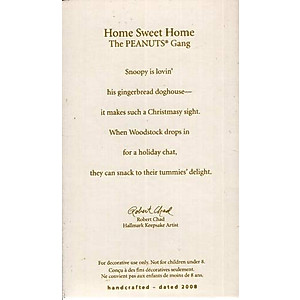 Hallmark Keepsake Ornament: Home Sweet Home (The Peanuts Gang), 2008