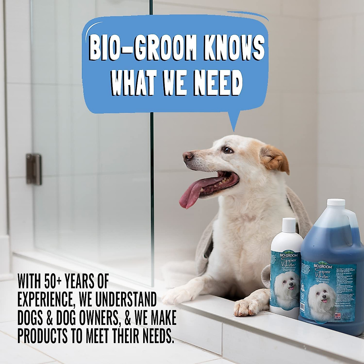 Bio-Groom Stain-Free Dog Eye Cream - Tear Stain Remover for White Dogs, Natural Eye Wash, Hypo-Allergenic, Cruelty-Free, Made in USA, Gentle Eye Cleaner for Dogs - 0.7 oz 1-Pack
