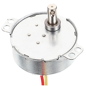 DOITOOL Synchronous Motor Electric Motors Reindeer Motor Slow Animated Pumpkins for Halloween Turntables Motorized Turntable Electric Synchron Motor Gear Copper Electric Fan to Rotate