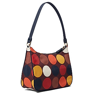Kate Spade New York Sam The Little Better Dot Party Printed Fabric Small Shoulder Bag Multi One Size