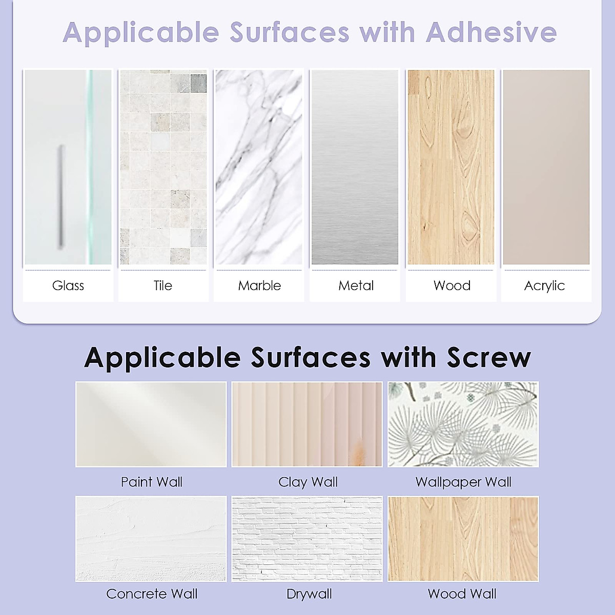 VIS'V Key Holder Wall Mount, Frosted Black Stainless Steel Key Mail Holder Small Key Rack with Tray Adhesive Key Hanger Mail Storge Organizer with 6 Key Hooks for Entryway Hallway Doorway