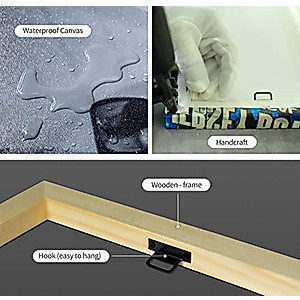 Novup Large Abstract Brown Wall Art, 5 Piece Modern Painting Canvas Print - Contemporary Artwork Picture for Living Room Bedroom Wall Decoration Home Décor