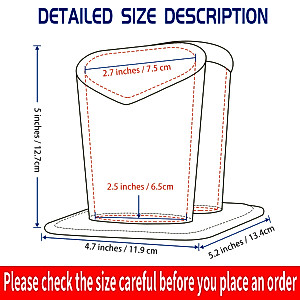 Plush Fluffy Lined Anti-scratch Eyeglasses Holder Protective Glasses Stand Case