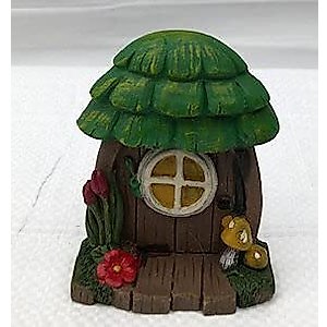 Bonsai Boy e3492 4 in. Miniature Leaf - Capped Door Figurine
