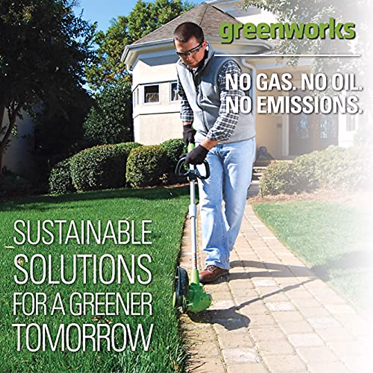 Greenworks 40V 13" String Trimmer / Edger, Battery and Charger Not Included