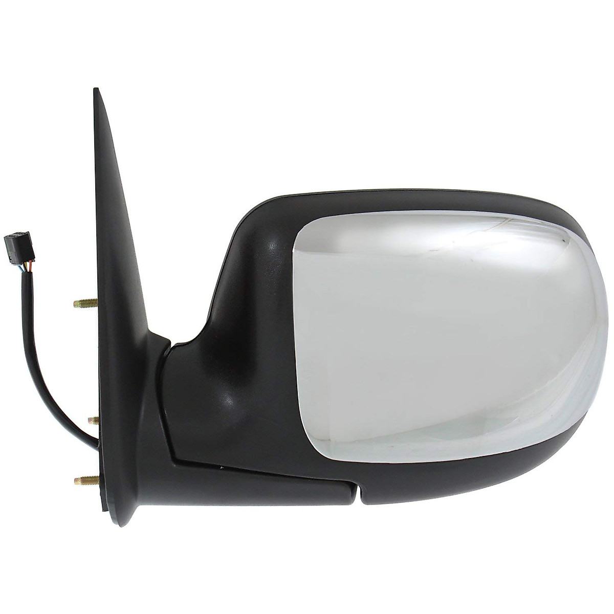 Kool Vue Left & Right Power Heated Door Mirrors Compatible With Chevrolet Silverado 1500 1999-2002 Without Puddle Lamp Chrome Pair Extended Cab & Standard Cab