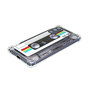 FAteamll Case for Galaxy S20 FE 5G,with Reinforced Corners TPU Soft Bumper Retro Cassette Tape Case Compatible with Samsung Galaxy S20 FE 5G