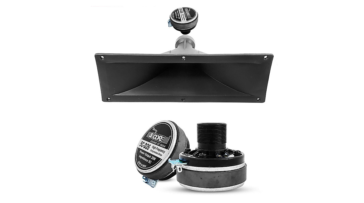 5Core 15x5 Piezo Horn Tweeter for Powerful Car Audio