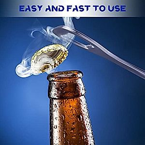 Gandeer 3 Pcs Vial Decapper for 20mm and 13mm Flip Vial Cap Stainless Steel Remover Oral Liquid Pharmacy Seal Opener Crimped Vial Cap Opener Bottle Openers for Beer Bottle Can Jar Lid