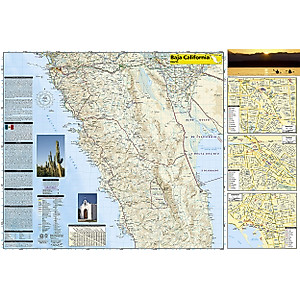 Baja North: Baja California Map [Mexico] (National Geographic Adventure Map, 3103)
