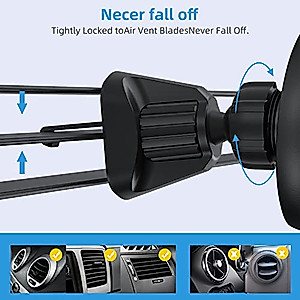XWXELEC Magnetic Wireless Car Charger for Magsafe Mount iPhone16/15/14/13/12 /Pro/Max/Plus/Mini, Stick on Dashboard/Clip to Air Vent Phone Holder, 15W Fast Charging