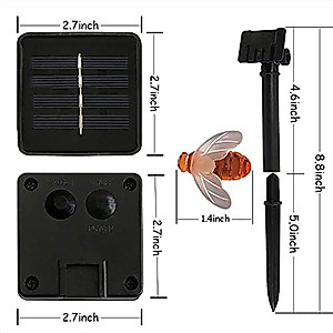 CHENGBEI Waterproof IP65 30 Cute Honeybee LED Lights 8 Modes Fairy Decorative Light for Outdoor Wedding Homes Gardens Patio Party
