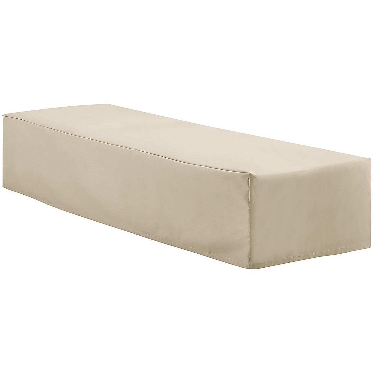 Crosley Furniture CO7506-TA Heavy-Gauge Reinforced Vinyl Outdoor Chaise Lounge Cover, Tan