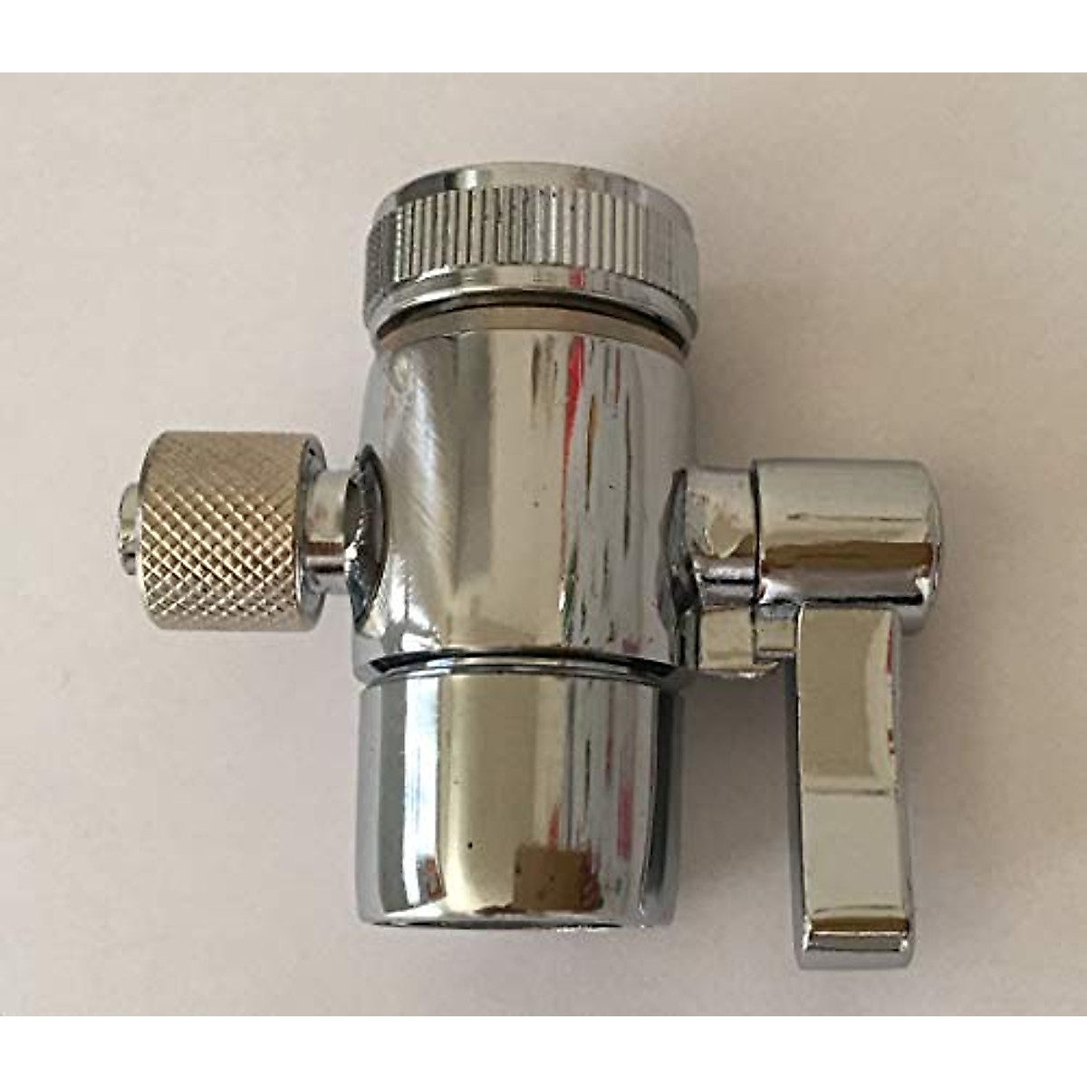 Malida Countertop Filter to 3/8 inch Tubing Faucet Adapter,Kitchen Bathroom Sink Faucet Diverter Valve for Above Counter Water Filter Faucet Sprayer Attachment