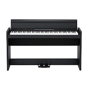KORG, LP-380U Digital Home Piano with 88-Key Fully Weighted Keyboard, Built-in Speakers, Furniture Stand, and 3-Pedal Unit (LP-380-BK-U)