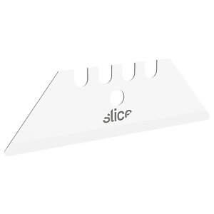 Slice 10524 Ceramic Utility Blades (Rounded-Tip), Finger-Friendly, Safe to Touch, Strong, Durable, Last 11 Times Longer Than Metal, Multiple Tool Compatibility (2 Blades)
