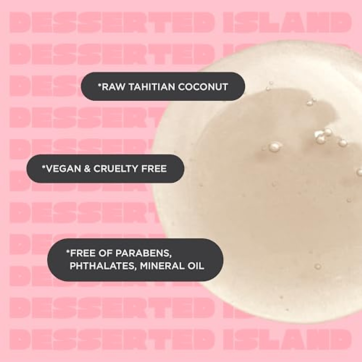 Cake Beauty Desserted Island Glowing Shower Wash (Froth), 7 Ounce