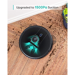 eufy by Anker, BoostIQ RoboVac 12, Robot Vacuum Cleaner, Upgraded, Super-Thin, 1500Pa Strong Suction, Quiet, Self-Charging Robotic Vacuum Cleaner, Cleans Hard Floors to Medium-Pile Carpets